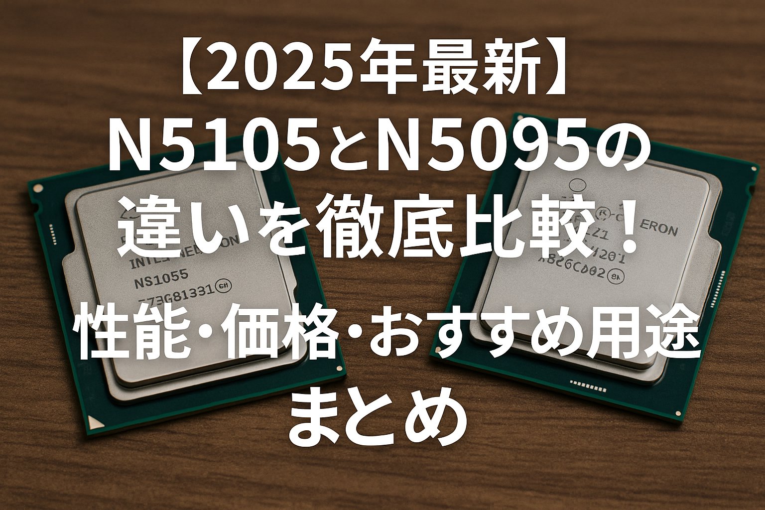 【2025年最新】N5105とN5095の違いを徹底比較！性能・価格・おすすめ用途まとめ - ミケのPC教室｜初心者・中級者のための入門サイト ...
