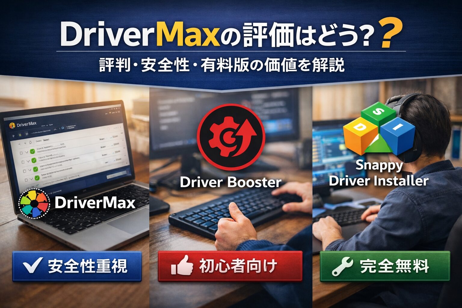 DriverMaxの評価はどう？評判・安全性・有料版の価値を解説 - ミケのPC教室｜初心者・中級者のための入門サイト！パソコン・Linux ...